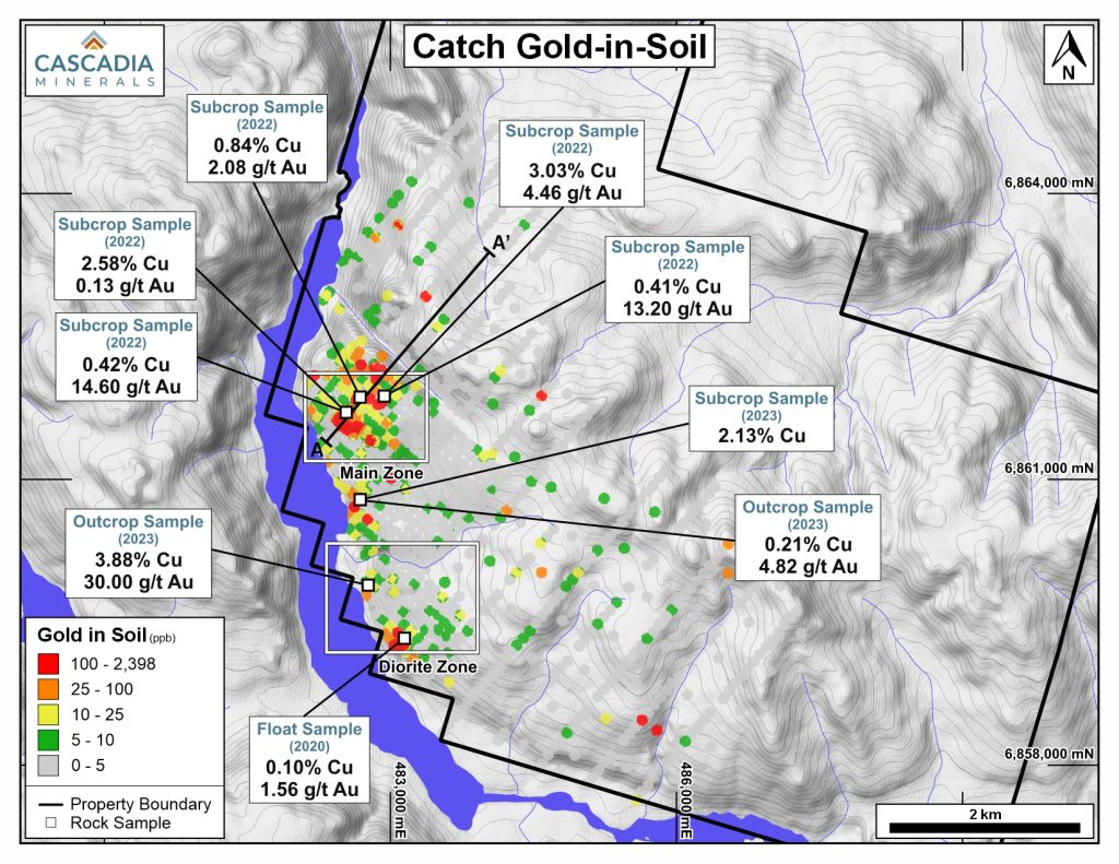 Catch, YT - Cascadia Minerals Ltd.